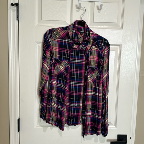 torrid | Tops | Torrid Multi Color Button Down Shirt Lightweight | Poshmark